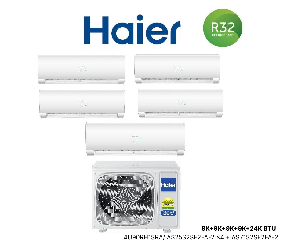 HAIER FLEXIS SERIES MULTI SPLIT SYSTEM 5 5 TICK R32 BUILT IN SMART ...